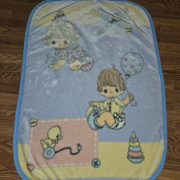 Precious Moments | Bedding | Vintage Precious Moments Baby Blanket ...
